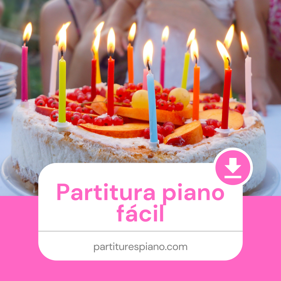 Feliz Cumpleaños Partitura Para Piano