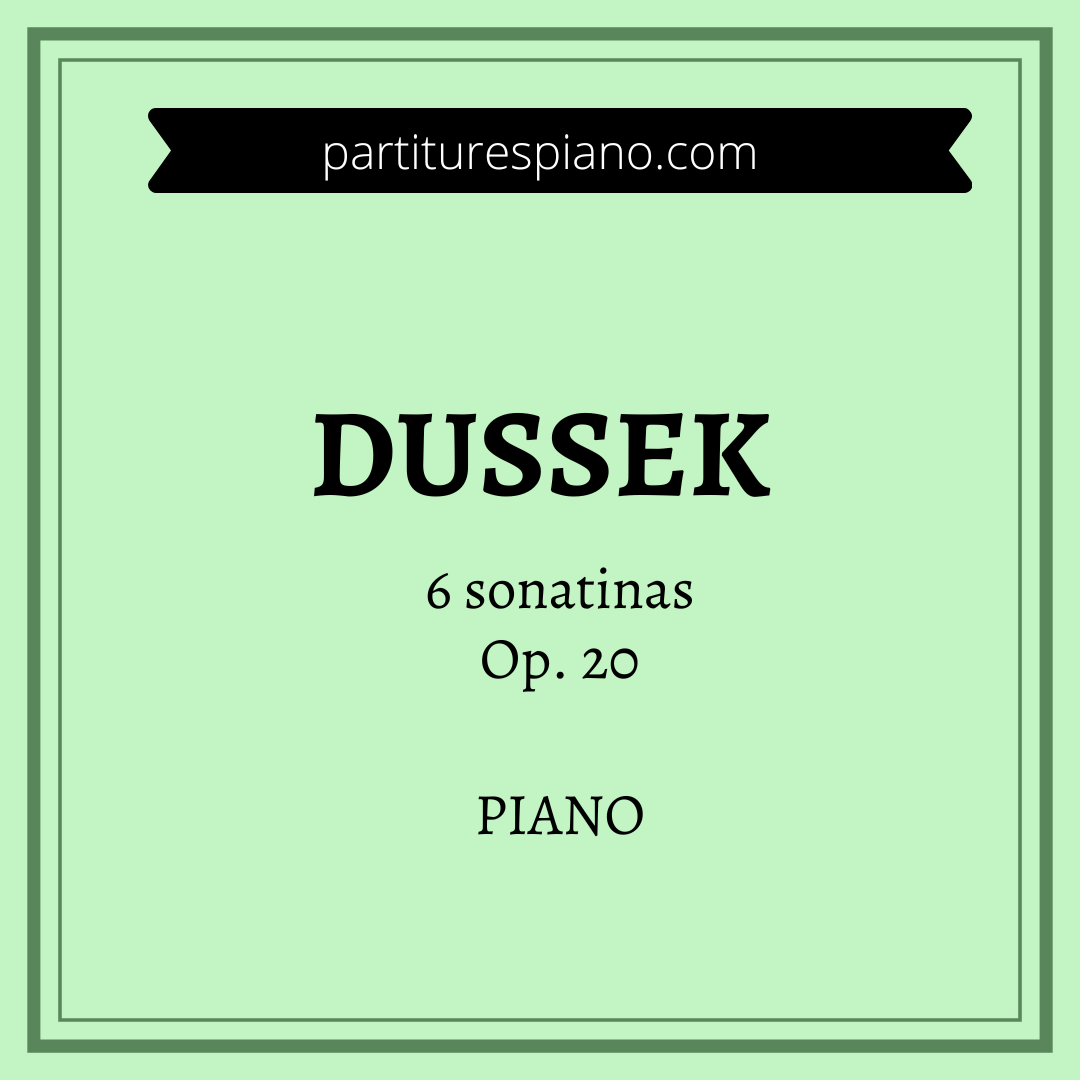 J. Dussek - 6 sonatinas para piano, Op. 22 [PDF] - Partiturespiano